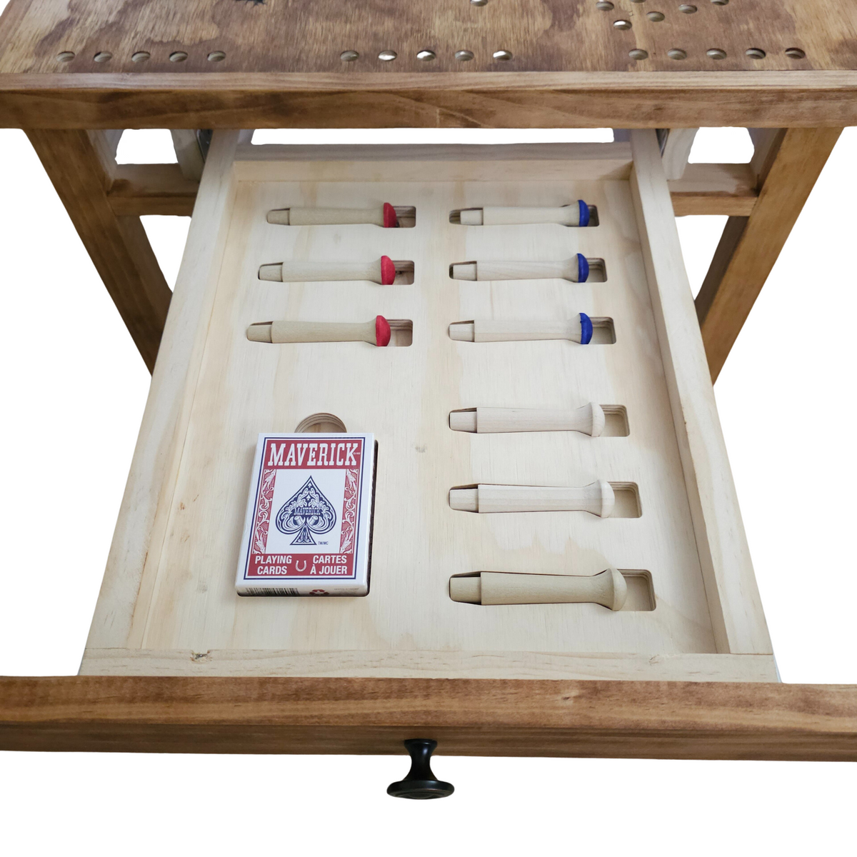 Coffee Table Cribbage Board | Made In USA