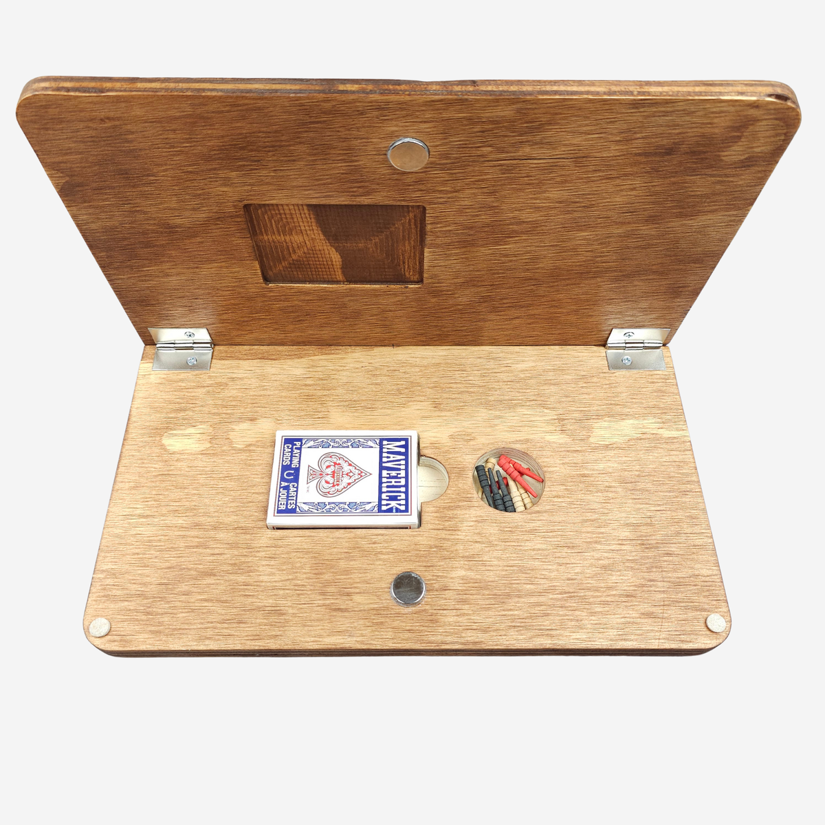 Deluxe Rectangle 3 Track Cribbage Board | Made In USA