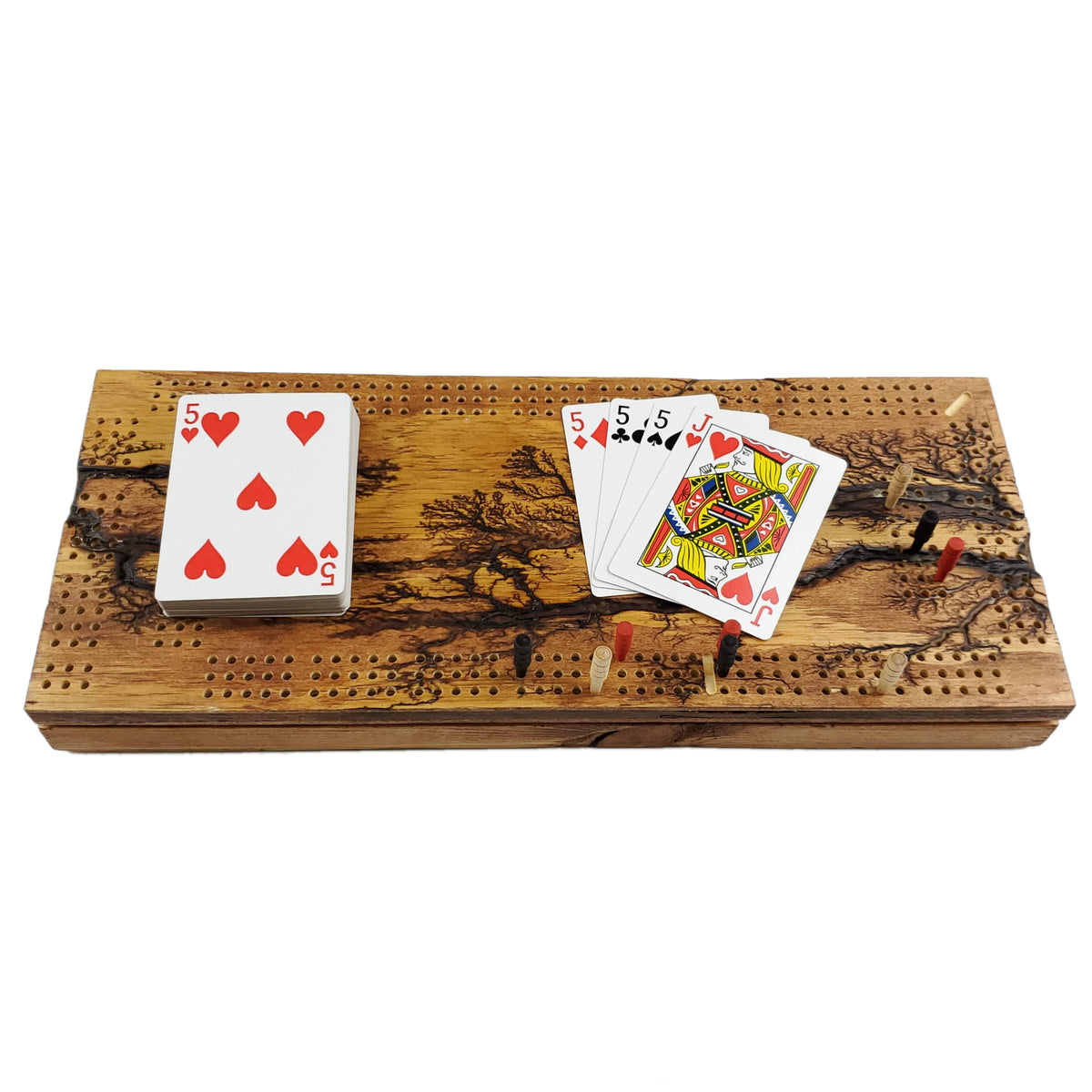 Deluxe Rectangle Cribbage Board | Made In USA